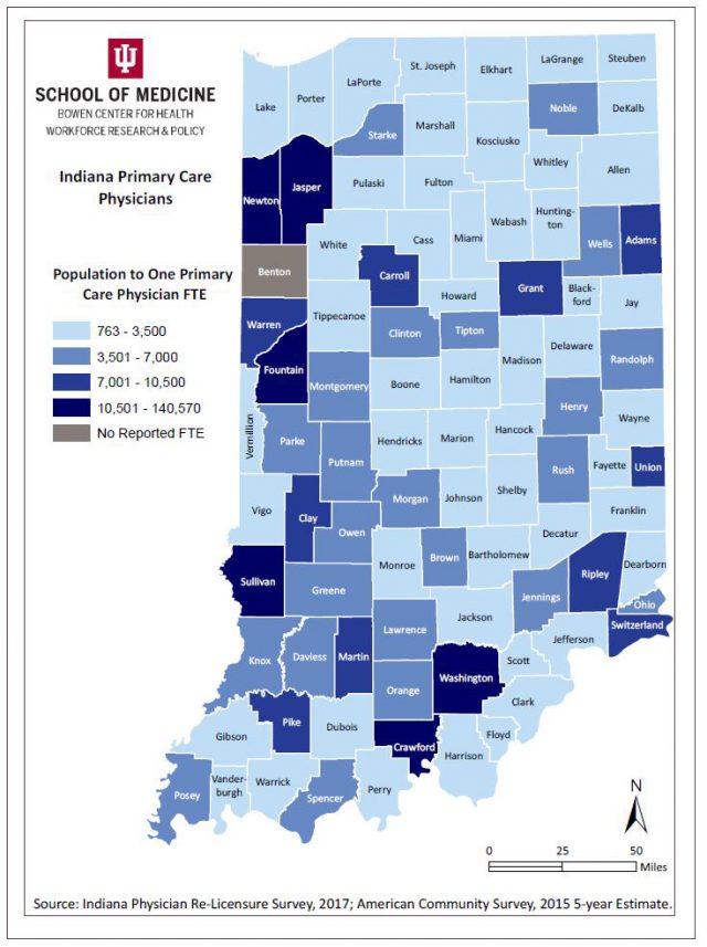 Map Gallery: All Physicians | Bowen Health Workforce